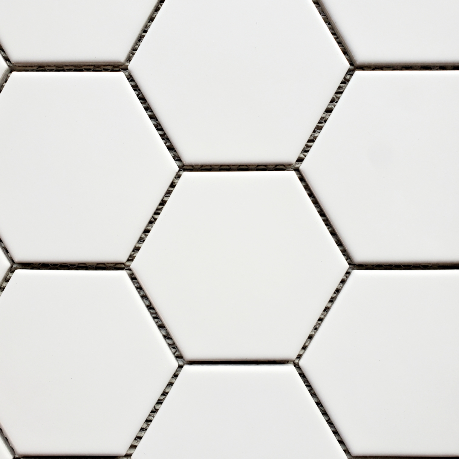 LAU 1"x1" White Hexagon Mosaic Tile - Tile for Less Utah