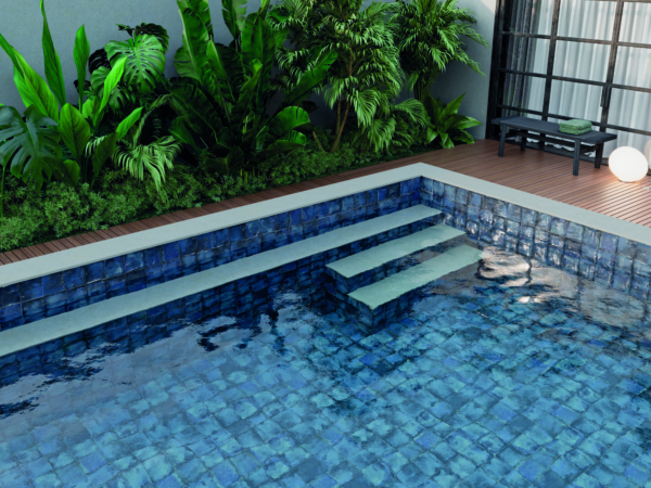 PRD 6x6 Legacy Blue Porcelain Pool Tile - Tile for Less Utah