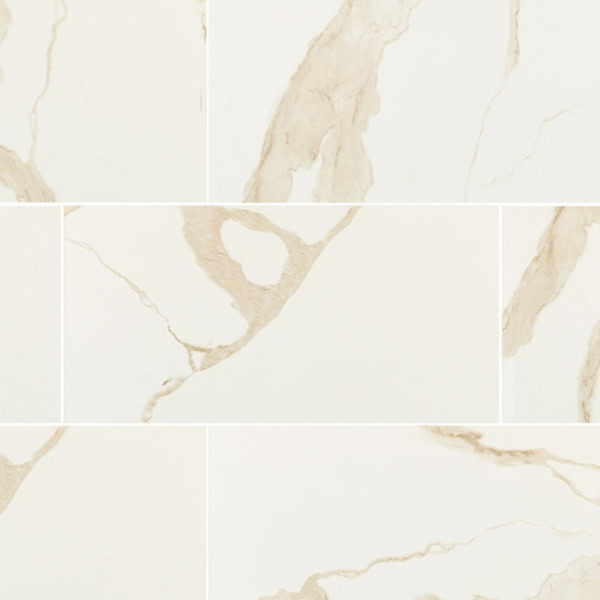 MSI 12X24 Eden Calacatta Honed Porcelain Tile - Tile for Less Utah