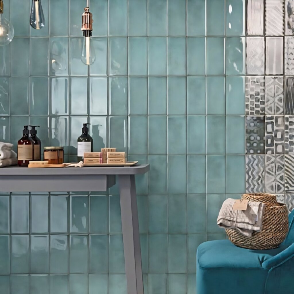 WSG 4x8 Be-In Turquoise Wall Tile - Tile for Less Utah