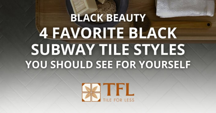 Black Beauty: 4 Of Our Favorite Black Subway Tile Styles You Should See ...